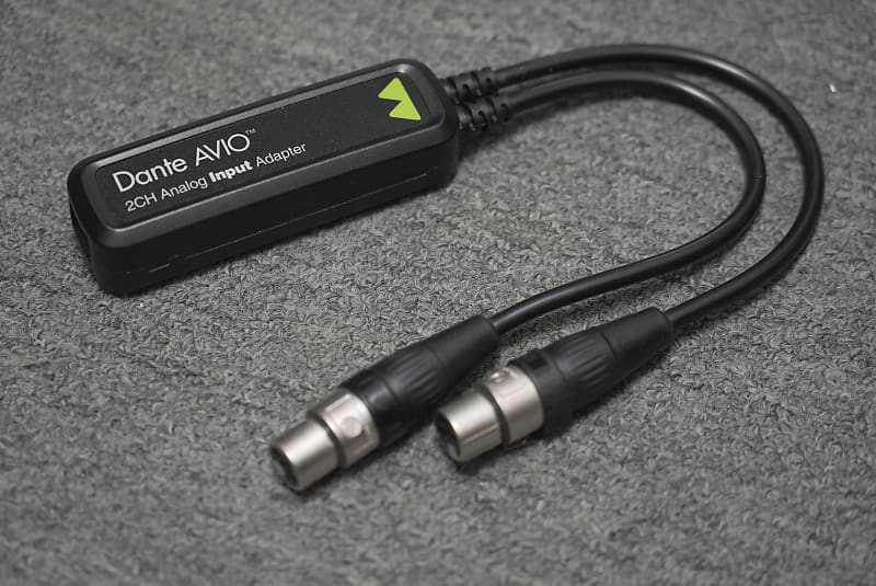 Audinate ADP-DAI-AU-2X0 Dante AVIO Analog Input Adapter (unit | Reverb