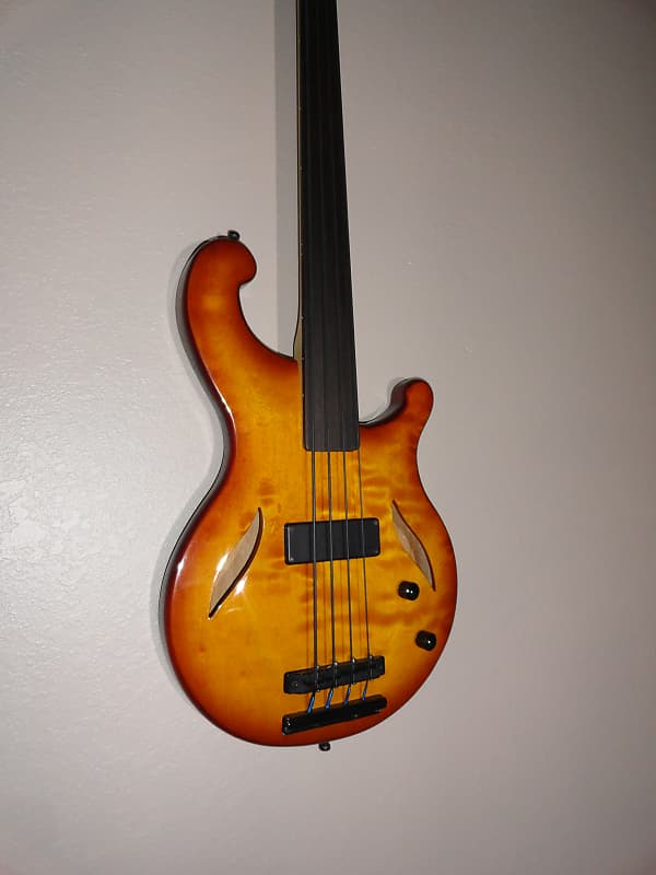 Dean Rhapsody, Semi Hollow, Fretless Bass w/Eden neck | Reverb