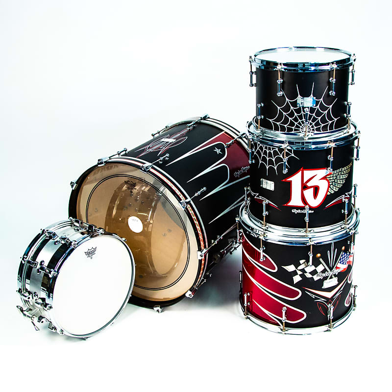 OCDP "Troy Lee Designs" Drum Kit Owned by Travis Barker | Reverb