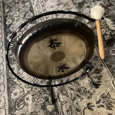 Paiste 10” Deco Gong Set Floor Stand | Reverb