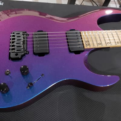 Kiesel Aries Neck-Thru 2022 - Metallic Blue/Purple Color | Reverb