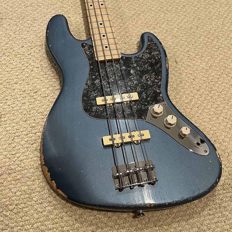 Musikraft MJT Jazz Bass Project - Lake Placid Blue | Reverb