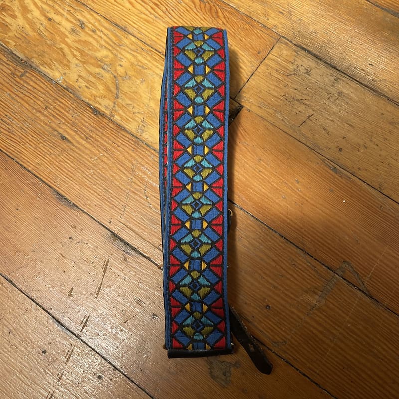 60s Ace "Stained Glass" Banjo Strap | Reverb