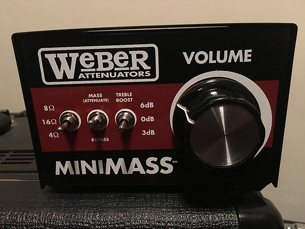 Weber Minimass 50w amp attenuator | Reverb UK