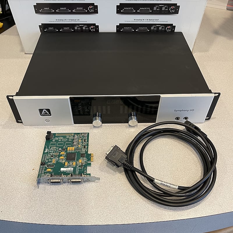 Apogee Symphony I/O 32x32 Analog I/O USB & PCIe Audio | Reverb