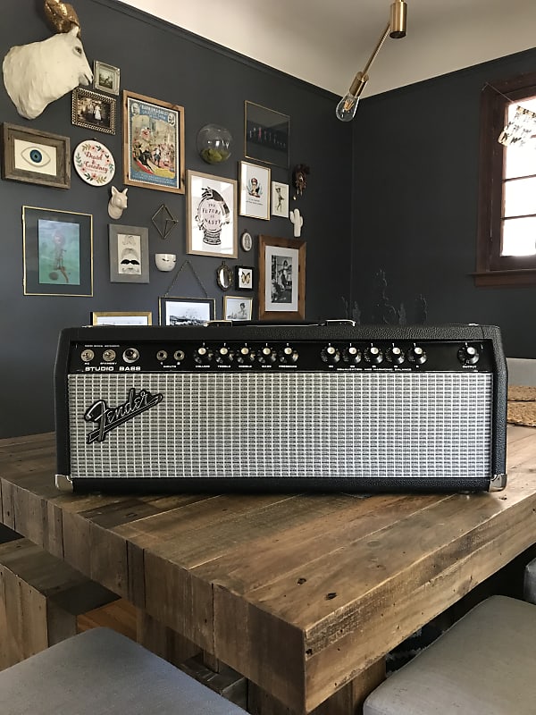 1978 Fender Studio Bass 200 Watt Tube Amp | Reverb