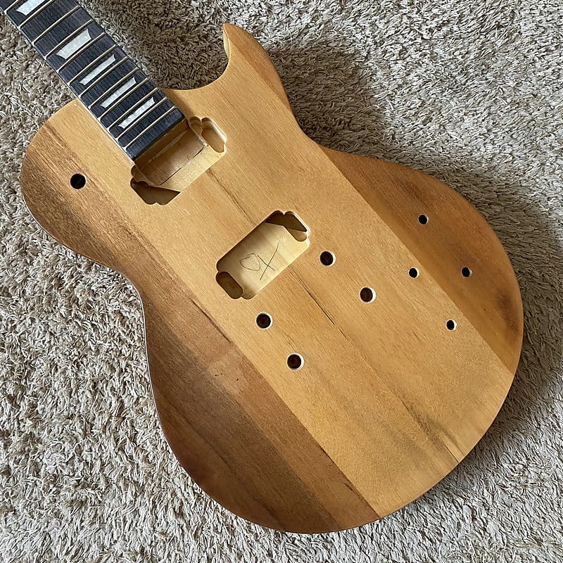 Harley Benton Basswood Guitar Veneer Maple Top Body, Maple | Reverb