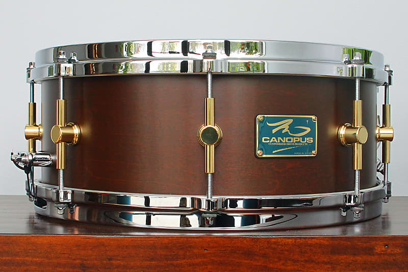 Canopus "The Maple" 5.5" x 14" Snare Drum w/ VIDEO! Bitter | Reverb