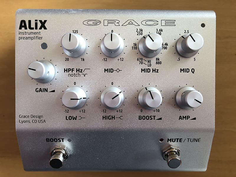 Alix Grace Pre Amp/Equalizer 2021 Stainless steel | Reverb
