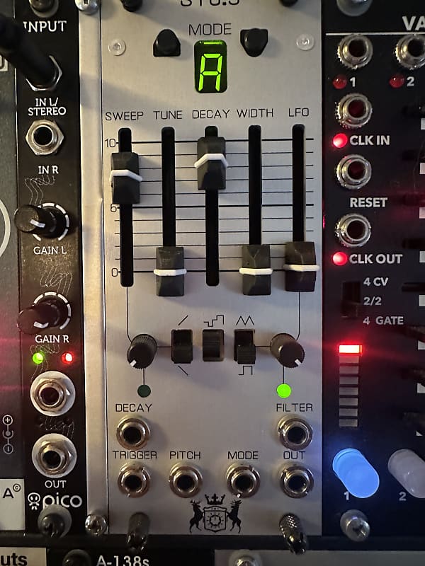 Michigan Synth Works SYO.5 Analog Drum Module - Silver | Reverb