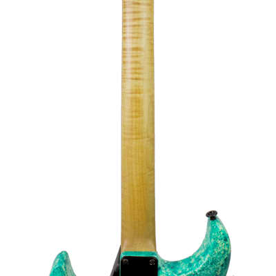 Music Works Rare Super Strat Jim Foote 1980's Sponge Green | Reverb