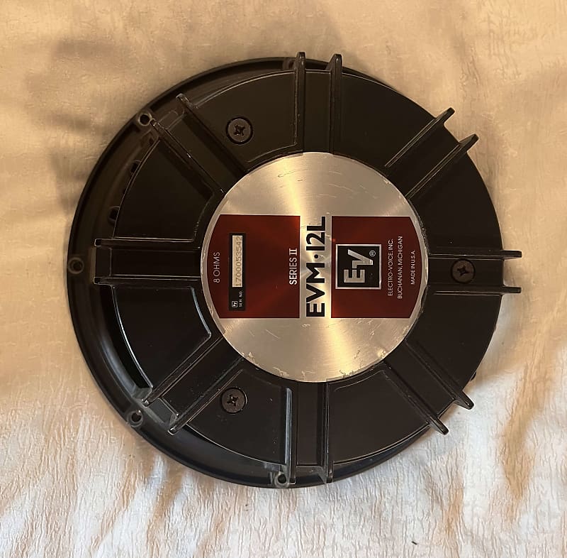 Electro-Voice EVM 12 L series 2 1980s - Silver Red & Black | Reverb