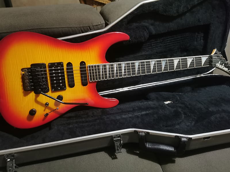 Jackson Fusion professional pro 1990 - Cherry sunburst | Reverb
