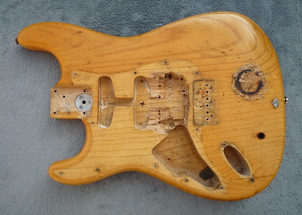 Vintage 1976 Fender Stratocaster Body Left Handed (Hardtail) | Reverb