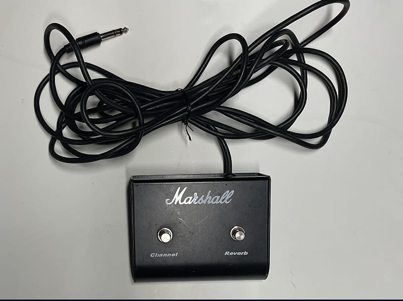 Marshall 2-Button Footswitch/ Pedal Channel & Reverb | Reverb