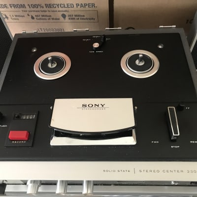 Sony TC-230 Stereo Reel to Reel Tape recorder 1968 | Reverb