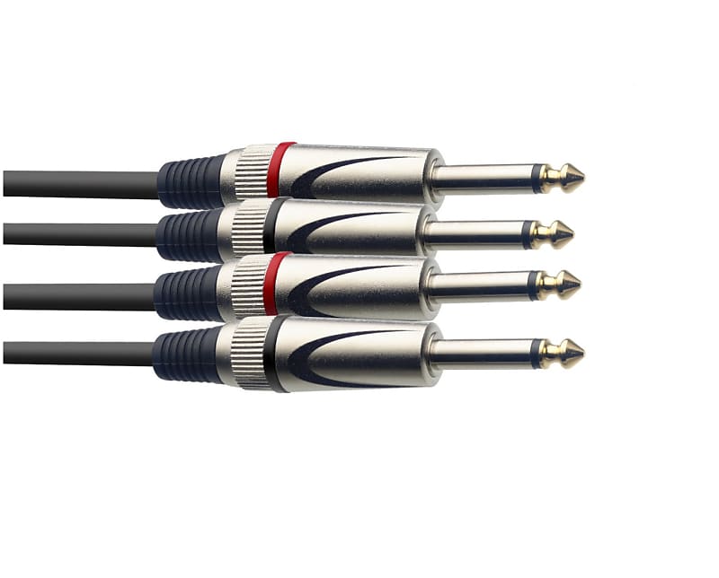 Twin cable, jack/jack (m/m), 3 m (10') | Reverb