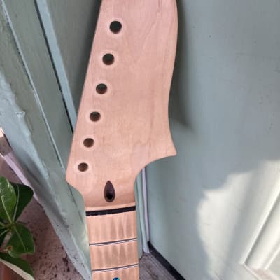 Warmoth Starcaster mooncaster neck Maple V Slight V Boat Neck | Reverb