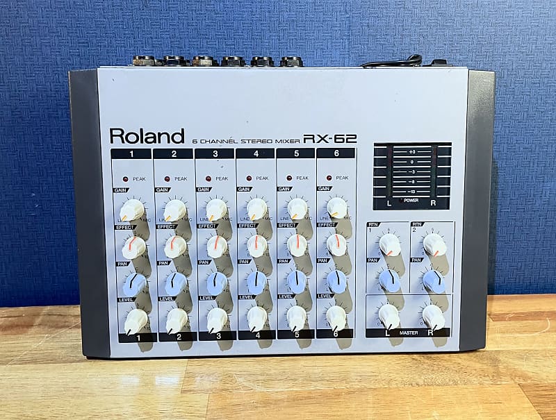 Roland RX-62 Vintage 6-channel Stereo Mixer Grey | Reverb