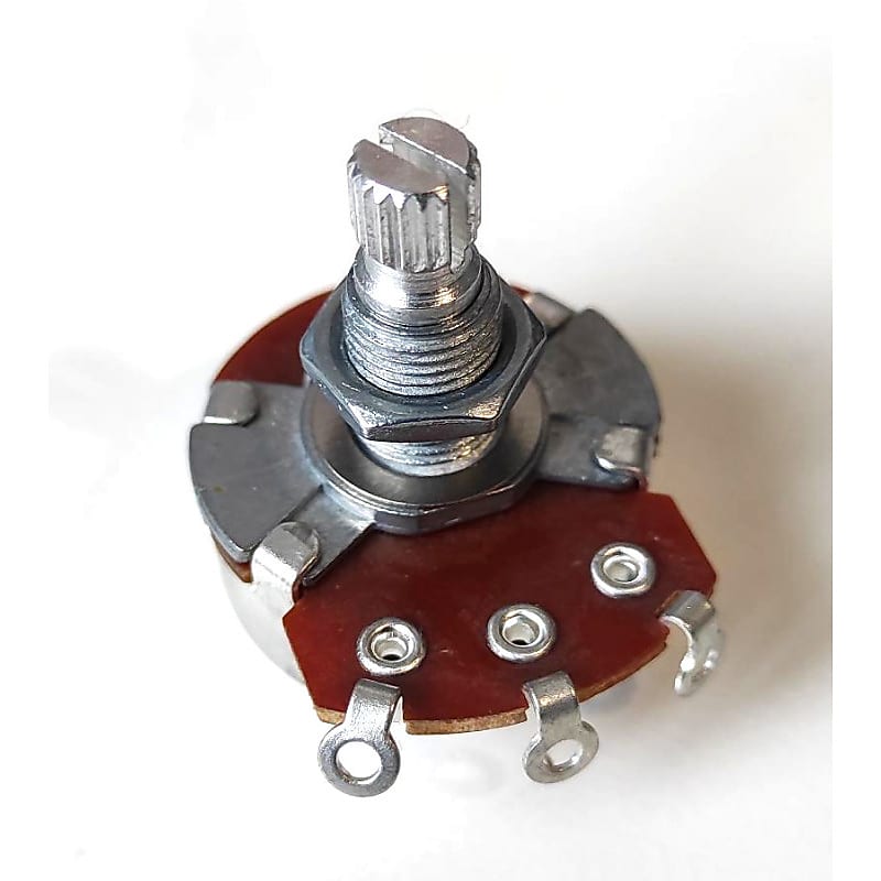 250 Ko Linear Pot, split shaft 6mm, metric theard 8 mm | Reverb