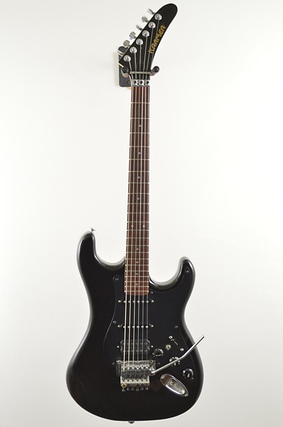 Kramer Pacer Carrera HSS c1983 Black USA schaller pickups | Reverb