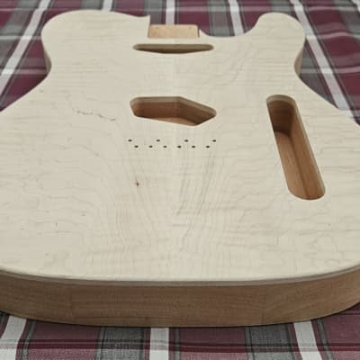 Woodtech Routing - Mahogany/Maple Chambered Telecaster Body - | Reverb