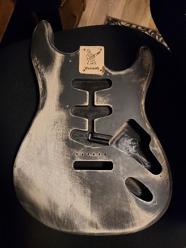 Warmoth Straocaster body feather weight 2020s - Black | Reverb