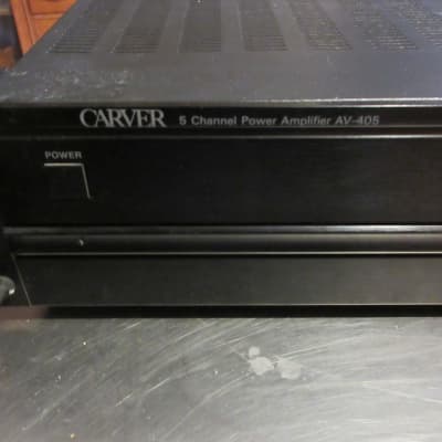 Carver AV-405 5 channel power amplifier | Reverb