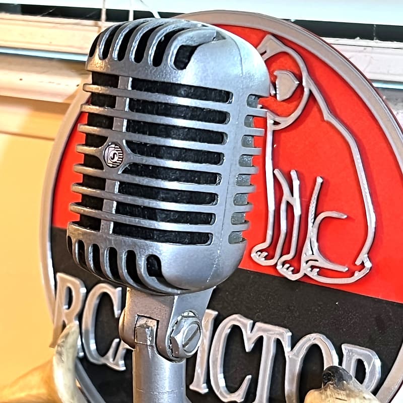 Rare Vintage 1950's BOGEN 10S Dynamic Microphone w/stand & | Reverb