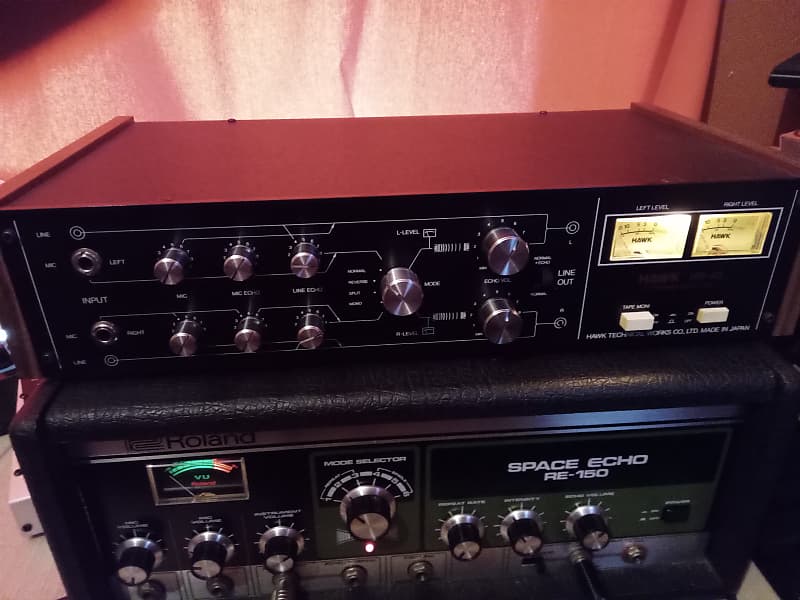 Hawk hr-45 stereo spring reverb- very rare -soundgas serviced | Reverb