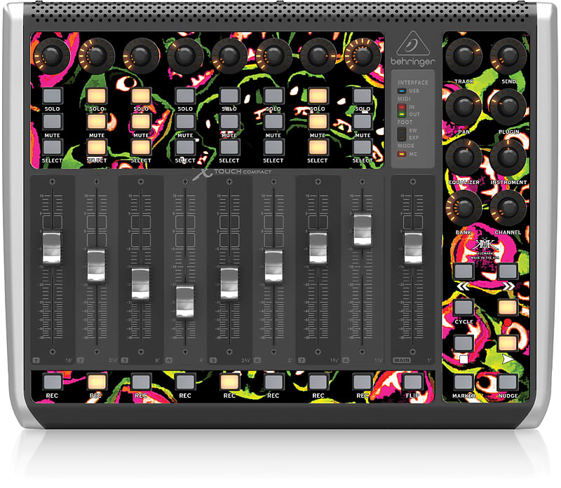 Midi Control Surface Skin Overlay Behringer X-Control Compact | Reverb