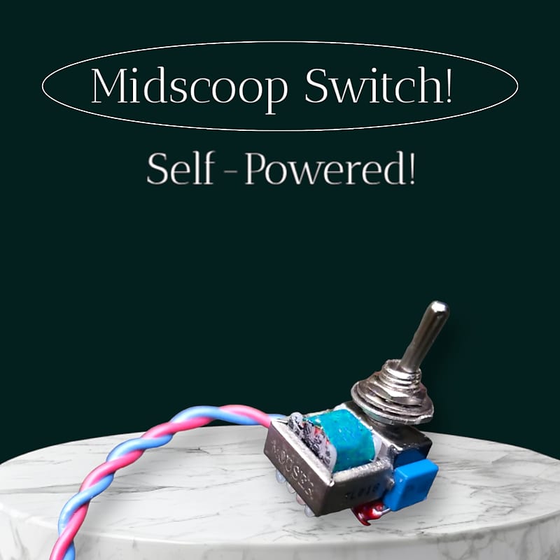 Custom Passive Powered Mid Scoop Switch For Guitar or Bass ( | Reverb