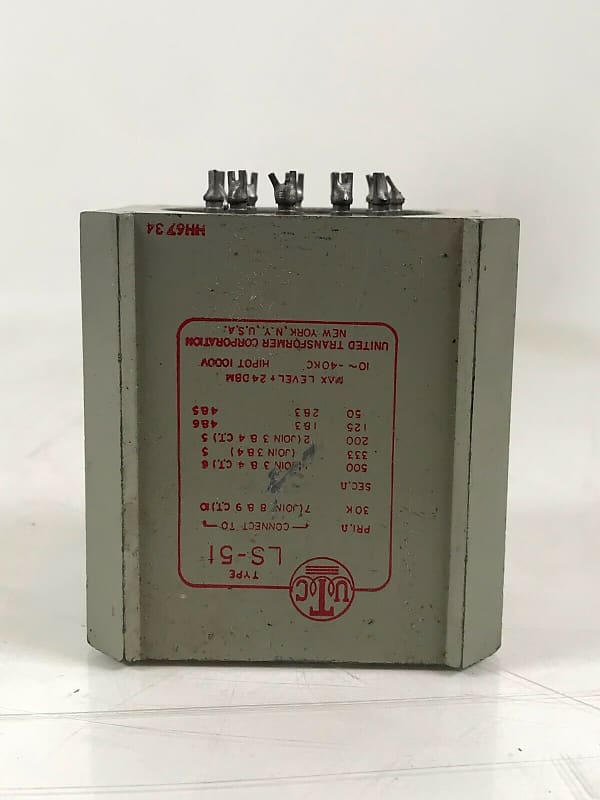UTC Vintage Type LS-51 Transformer | Reverb