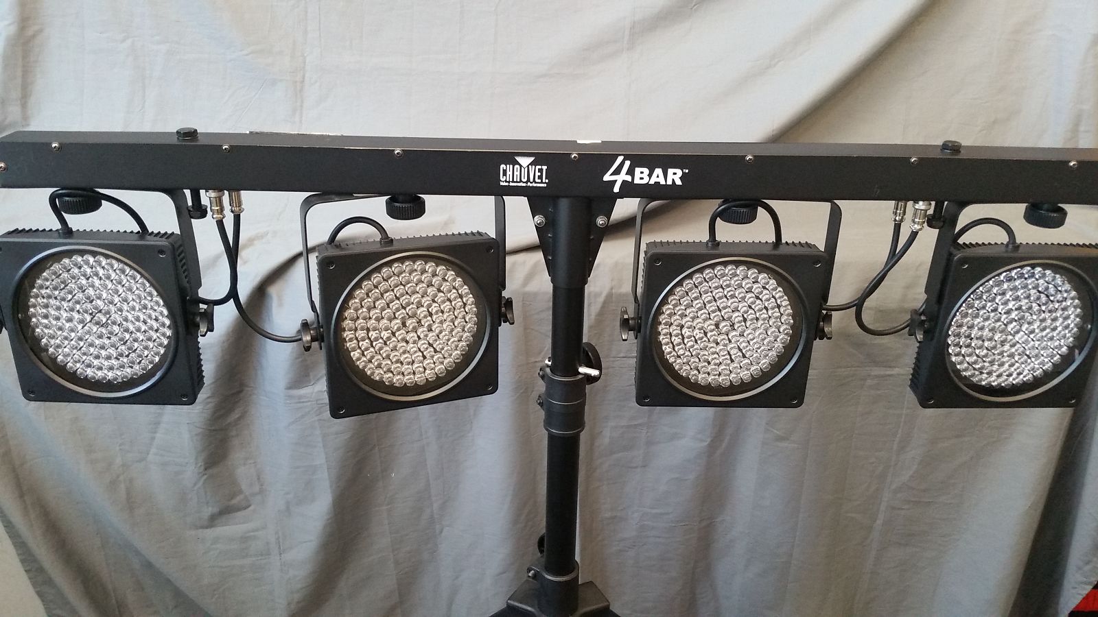 Chauvet 4BAR 4x LED Par Wash Light Complete System | Reverb