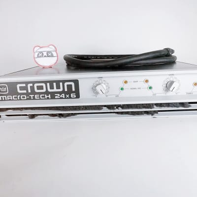 Crown MA-24x6 Macro Tech 24X6 Power Amplifier | Reverb
