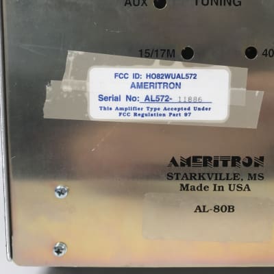 Ameritron AL-572 Power Amplifier | Reverb