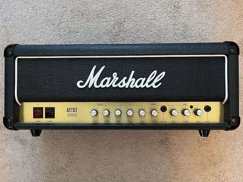 Marshall Artist 3203 30w Head 1980s - Black | Reverb