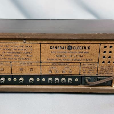 General Electric 8 Track Model 9-7110A AM-FM Stereo Vintage | Reverb