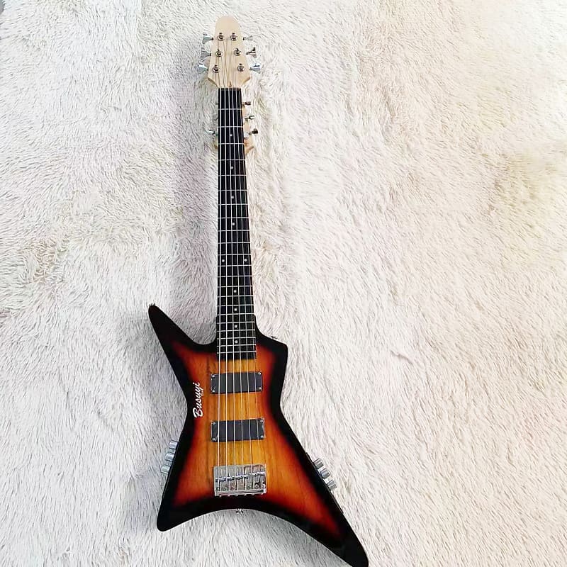 6 String Bass /6 String Electric Busuyi Double Neck Guitar | Reverb UK