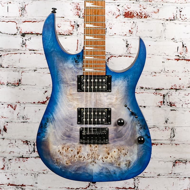 Ibanez - GRT621DPB Electric Guitar, Blue Burl Burst - x0747 - | Reverb