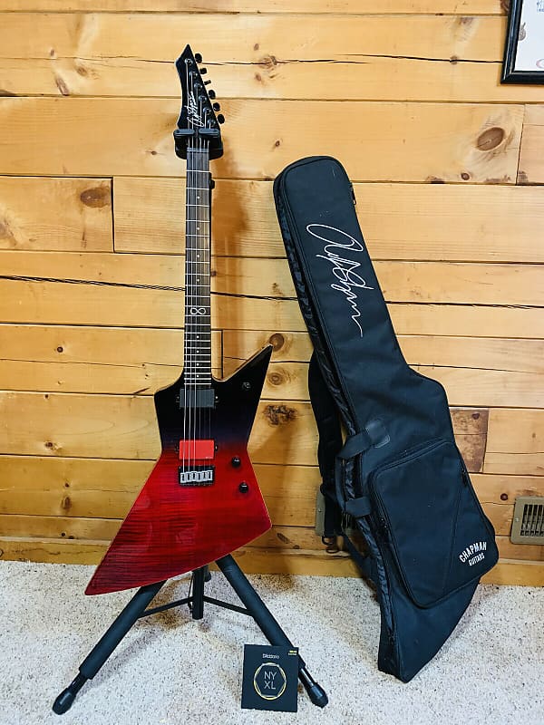 Chapman Ghost Fret Explorer Style Electric Guitar w/ EMG | Reverb