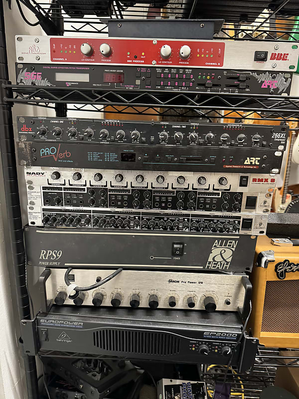 Rack Audio Studio Live Rig Gear Lot DBX BBE Behringer ART | Reverb