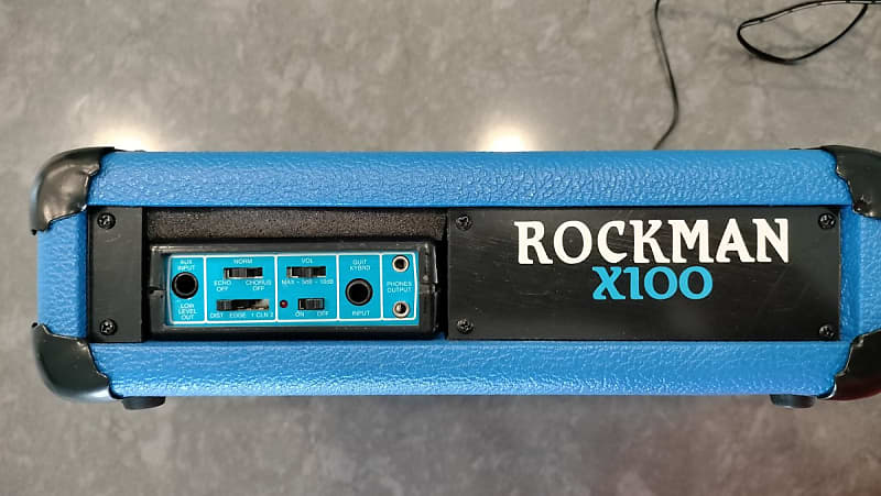 Rockman X100 Tom Scholz SR&D 80's Headphone Amp with Matching | Reverb