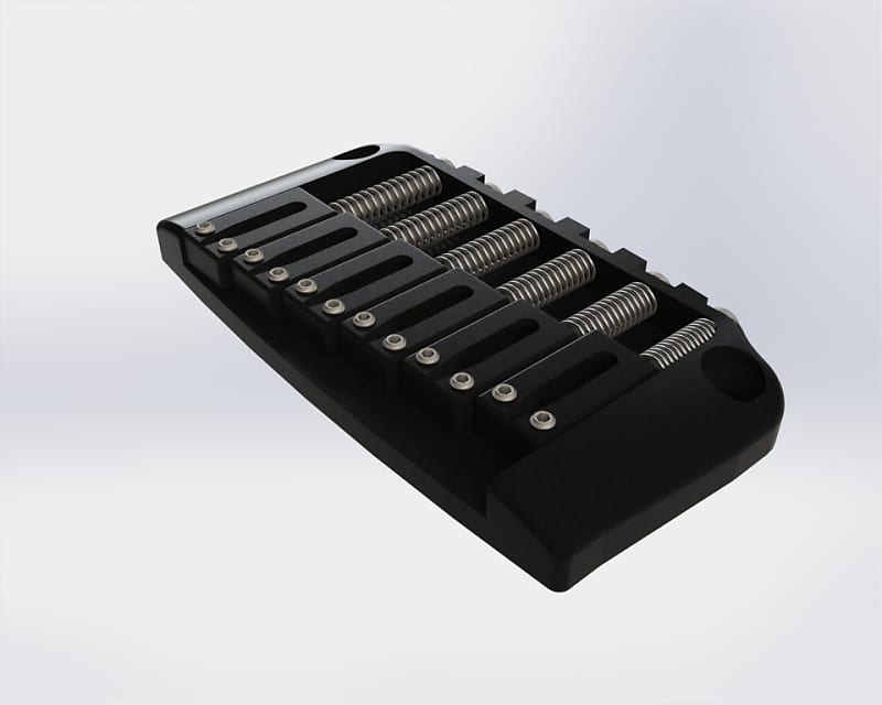 Brandnew Hipshot 7 String replacement black bridge for | Reverb UK