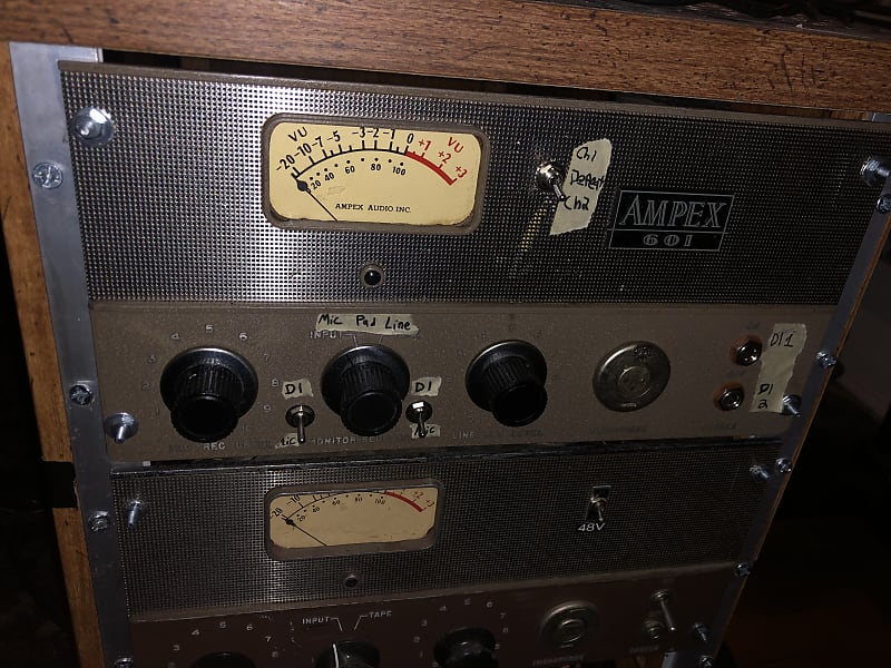 Ampex 601 STEREO modded preamp | Reverb