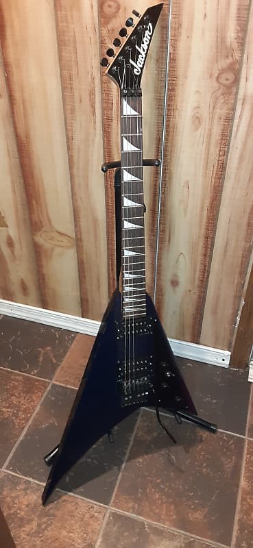 Jackson Made in Japan Randy Rhoads RRV Metallic Blue 6 String | Reverb