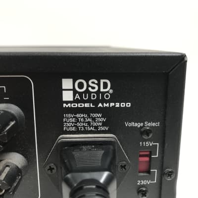 OSD Audio AMP200 - 200 Watt, High Current, Class A/B Power | Reverb