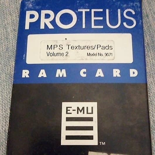 RAM card MPS Textures-Pads for E-MU Proteus MP | Reverb