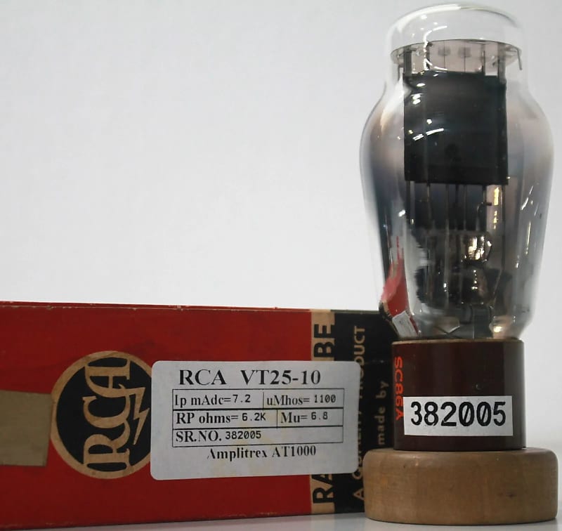 VT25 10 RCA Made in U.S.A Amplitrex Tested Fixed Bias | Reverb