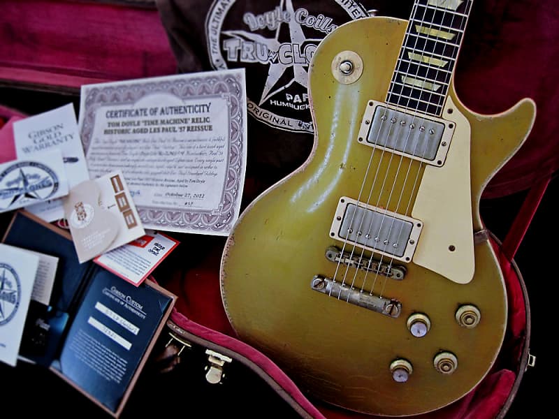 Gibson Les Paul '57 ~Tom Doyle "TIME MACHINE" #57 “SUPER | Reverb